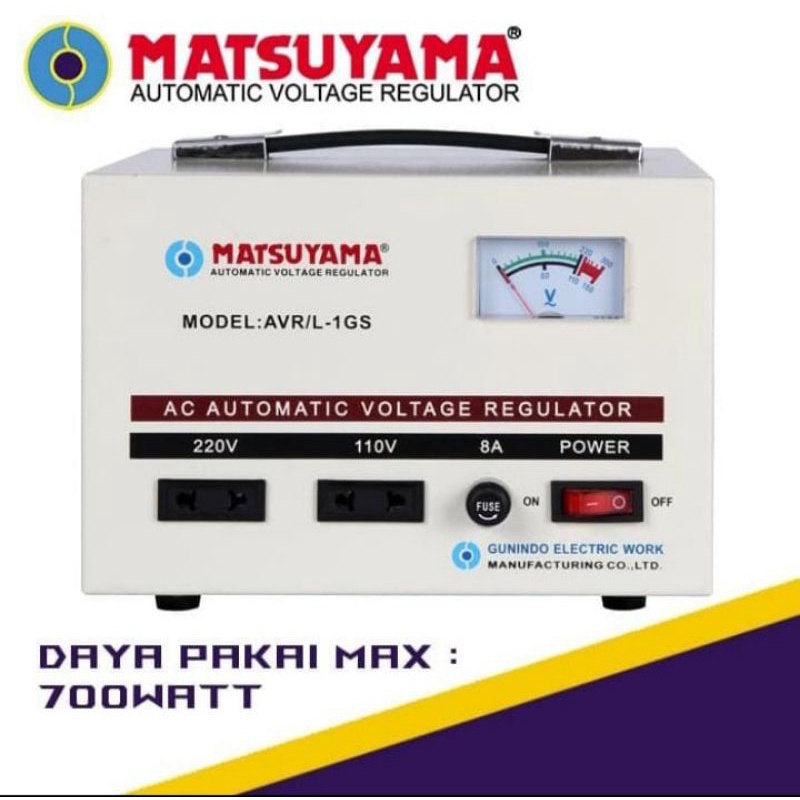 Jual stabilizer 1000 watt matsuyama | Shopee Indonesia