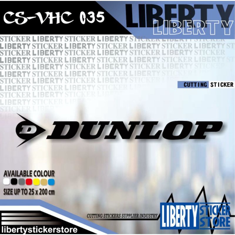 Jual Cutting Sticker Dunlop | Cutting Stiker Dunlop | Cutting Sticker ... Jual Cutting Sticker Dunlop | Cutting Stiker Dunlop | Cutting Sticker ...