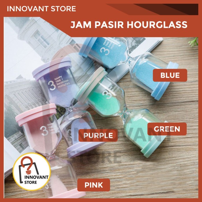Jual Jam Pasir Sand Timer Hour Glass Kaca Dekorasi Hourglass 15 30 60 ...