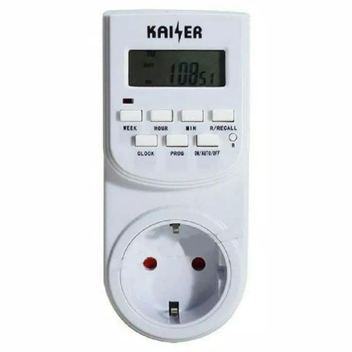 Jual Timer Digital Kaiser / Stop Kontak Timer Digital KSR-K28 | Shopee ...