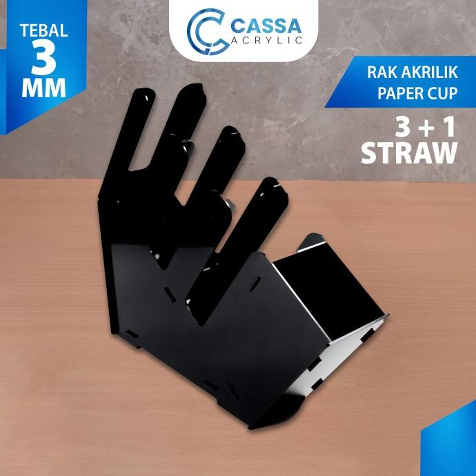 Jual RAK / CUP HOLDER / DISPENSER / ORGANIZER PAPER CUP RAK KAFE 3+1 ...