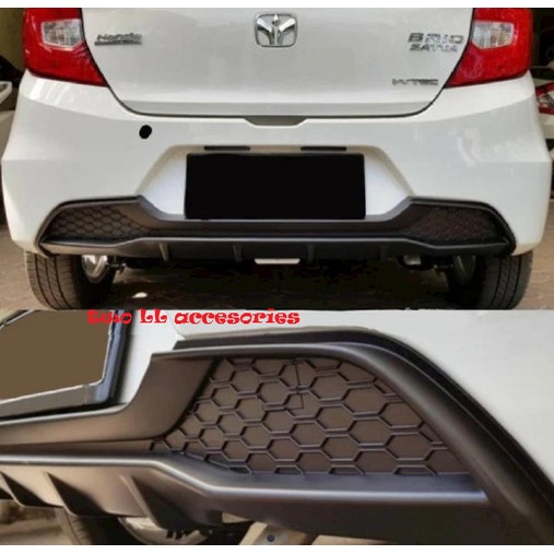 Jual REAR DIFFUSER BUMPER BELAKANG ALL NEW HONDA BRIO RS | Shopee Indonesia