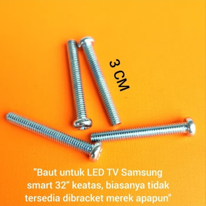 Jual [Bracket ] Baut Bracket Tv Samsung Smart 32 Inch [D47F4] | Shopee ...