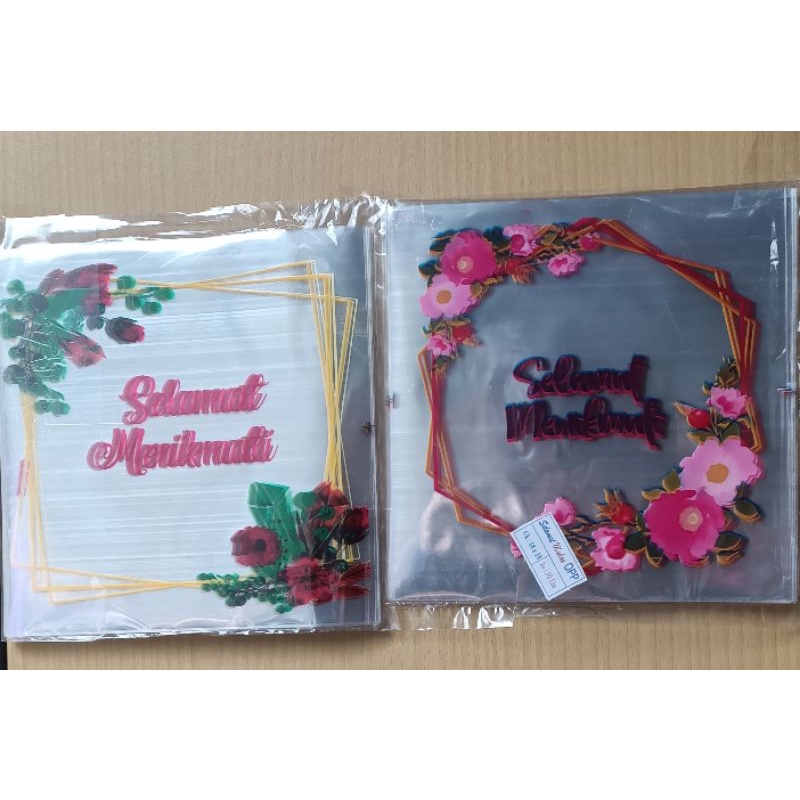 Jual PLASTIK SELAMAT MENIKMATI - PLASTIK SAMIR BERKAT DUS 18X18 ...