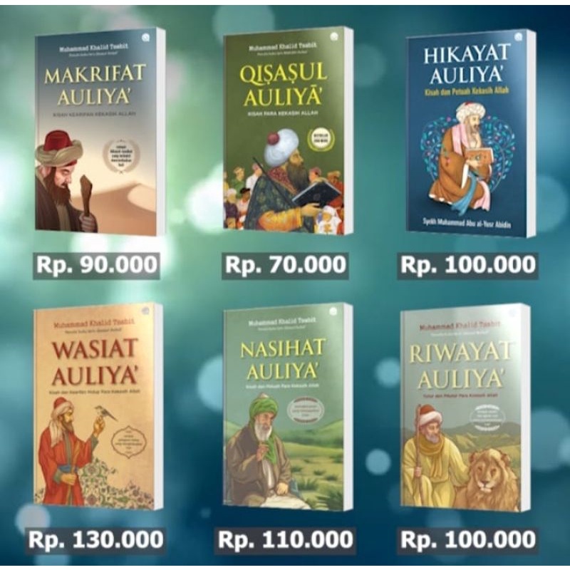 Jual paket buku seri auliya makrifat auliya hakikat auliya qisasul ...