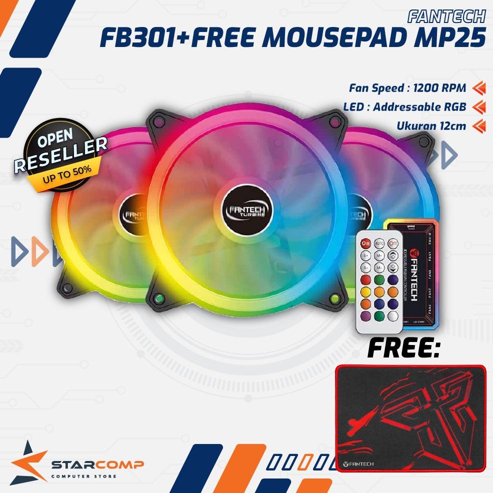 Jual Fantech Fan Casing RGB 12cm TURBINE FB301 dengan Remote Control FB ...