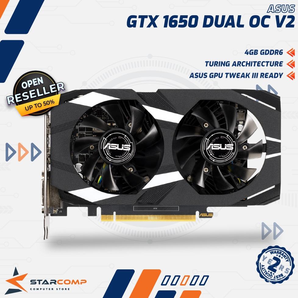 Jual ASUS GeForce GTX 1650 DUAL OC V2 4GB GDDR6 VGA GTX1650 P 4G DDR6 | Shopee Indonesia