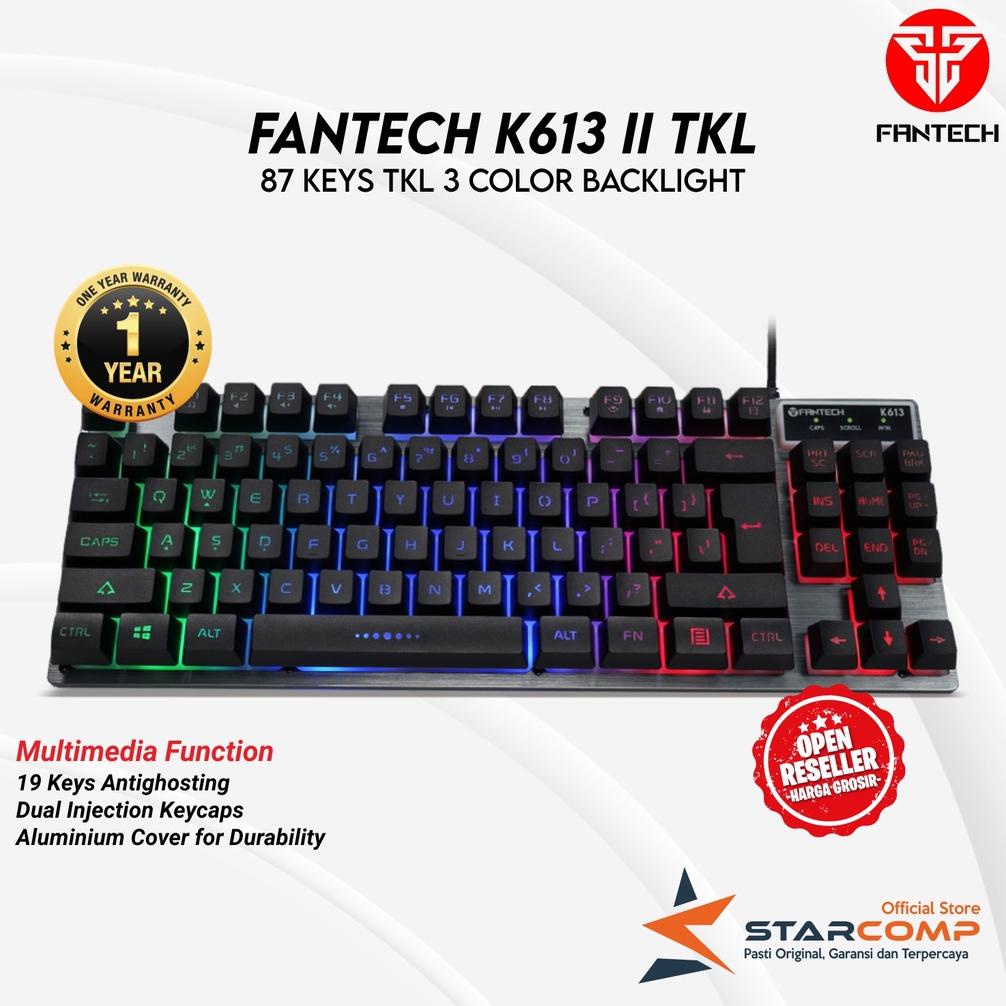 Jual Keyboard FANTECH K613 TKL II Gaming Keyboard Rainbow | Shopee ...