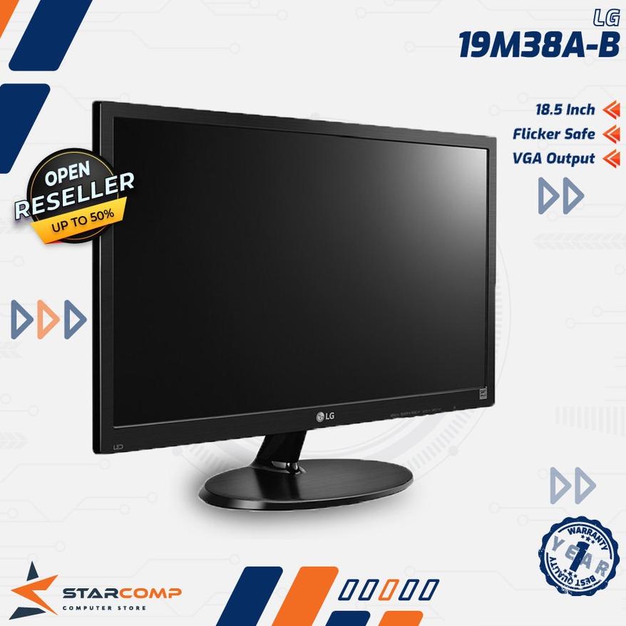 Jual Monitor LG 18.5 inchi 19M38A-B | Shopee Indonesia