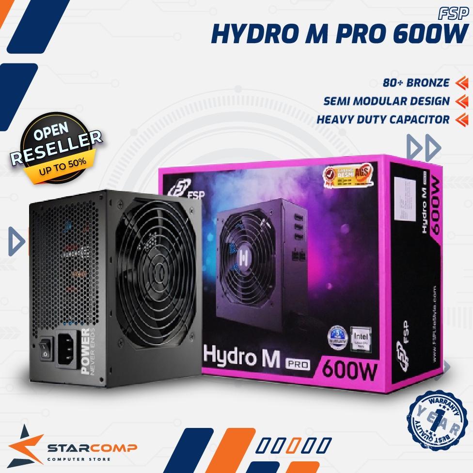 Jual FSP Hydro M Pro 600W 85+ Bronze Semi Modular Power Supply | Shopee Indonesia