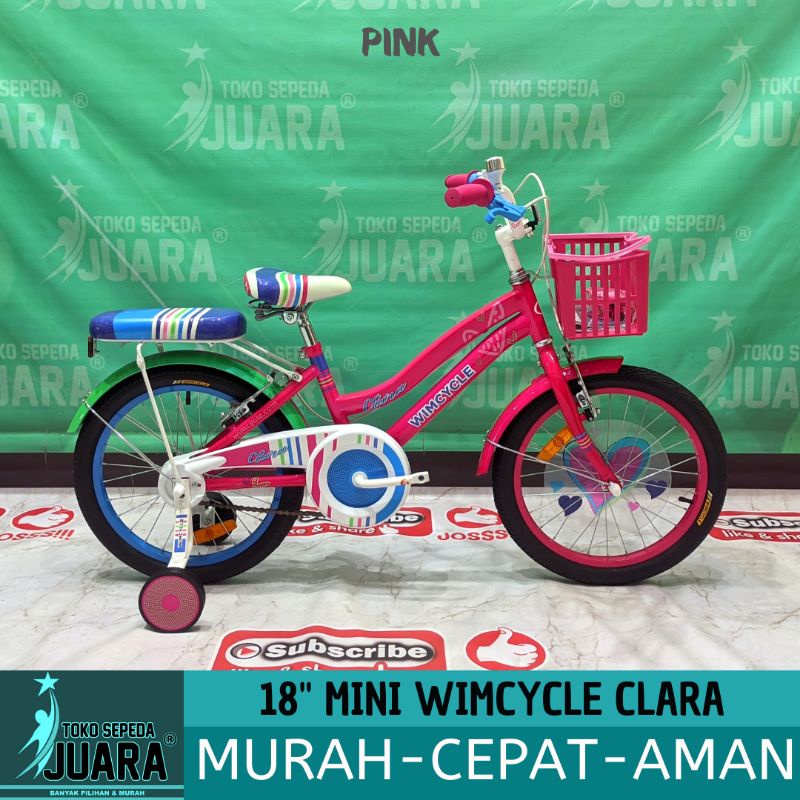 Jual SEPEDA MINI ANAK WIMCYCLE CLARA 18 INCH | Shopee Indonesia