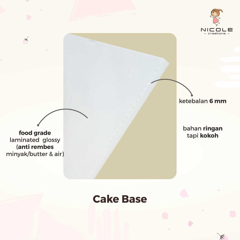 Jual Update Cake Base/Tatakan Kue/Alas Kue/Bottom Cake Reguler 25 Cm By ...