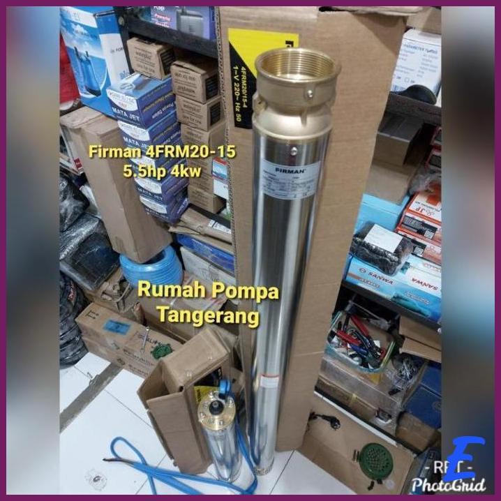 Jual POMPA SATELIT SUBMERSIBLE FIRMAN 5.5HP 3PHASE 20 KUBIK PERJAM ...