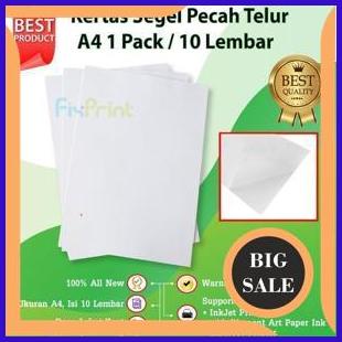 Jual Stiker Segel Pecah Telur A4 Lembaran Kertas Paper Sticker Garansi ...