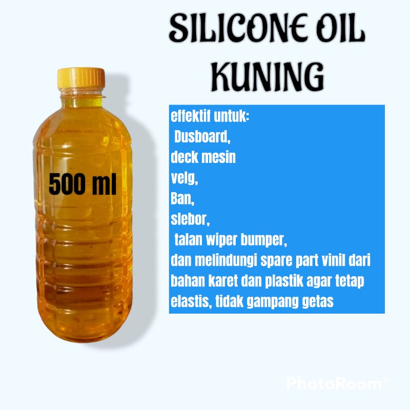 Jual Silicone Oil Kuning Buat Ban dan Body 500 ml | Shopee Indonesia