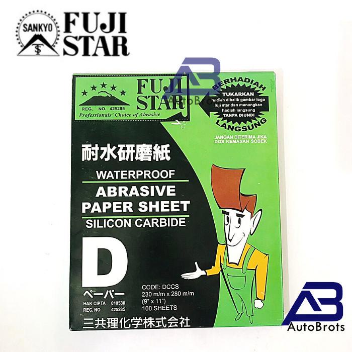 Jual 1 Pack/100Pcs Amplas Fujistar 1Ukuran 500 - Abrasive Paper Sheet ...