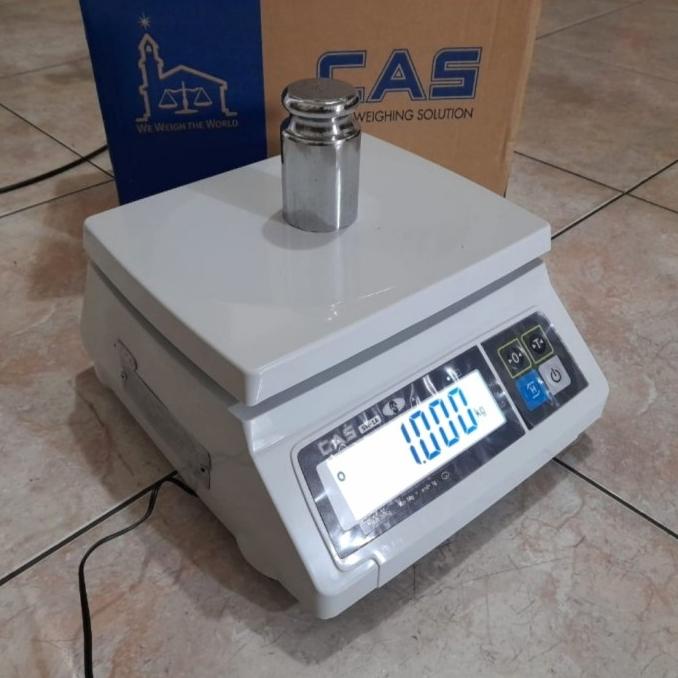 Jual TIMBANGAN DAPUR/timbangan meja/timbangan DIGITAL CAS SW-1A CAP 30 kg | Shopee Indonesia