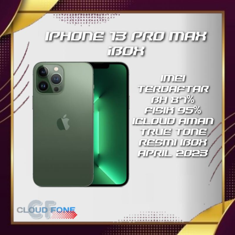 Jual iBox Iphone 13 iphone 13 pro 13 pro max 256 garansi resmi | 13 pro max 256 gb iBox | Shopee ...