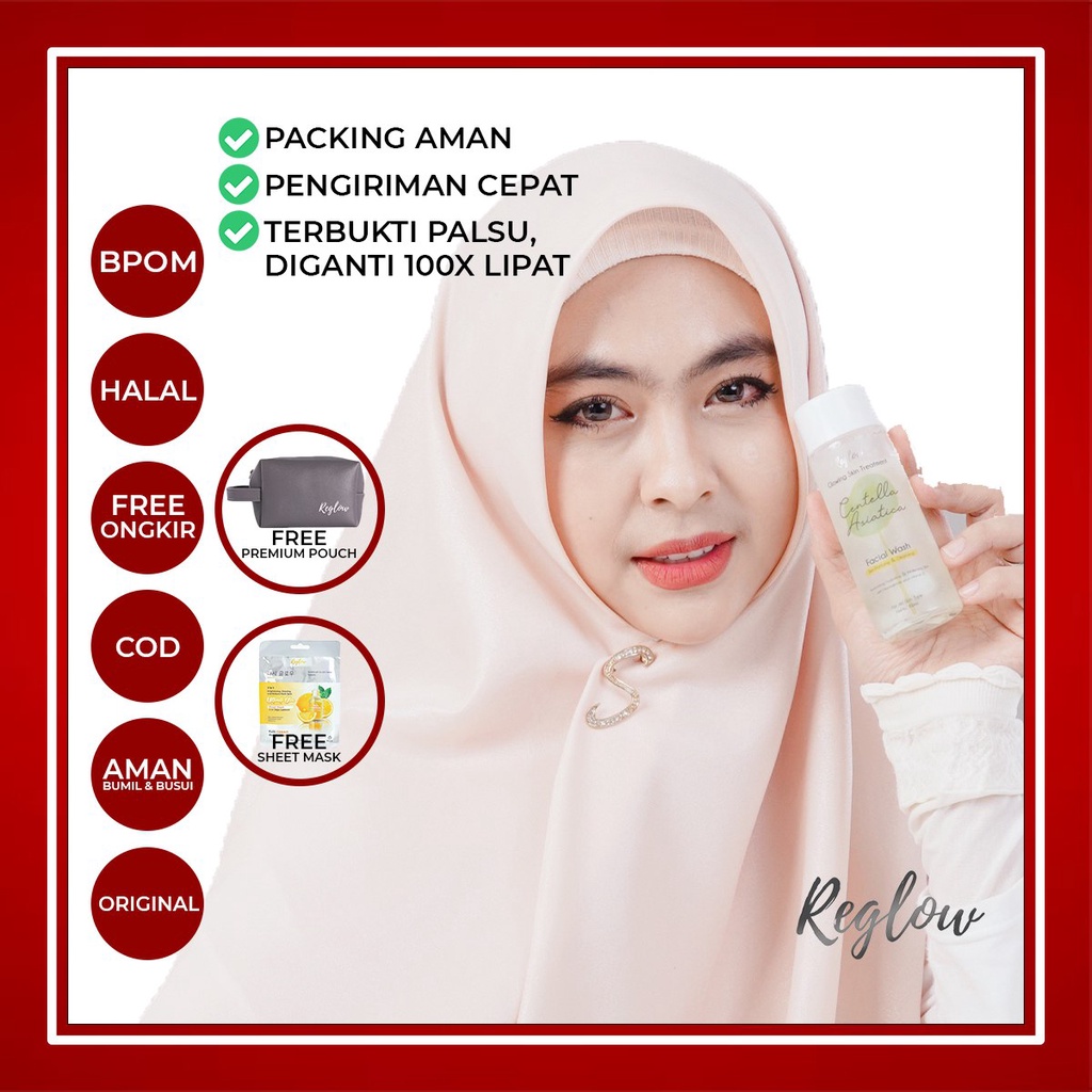 Jual Reglow Facial Wash Sabun Gel Cuci Muka 100 ml Original BPOM Dr ...