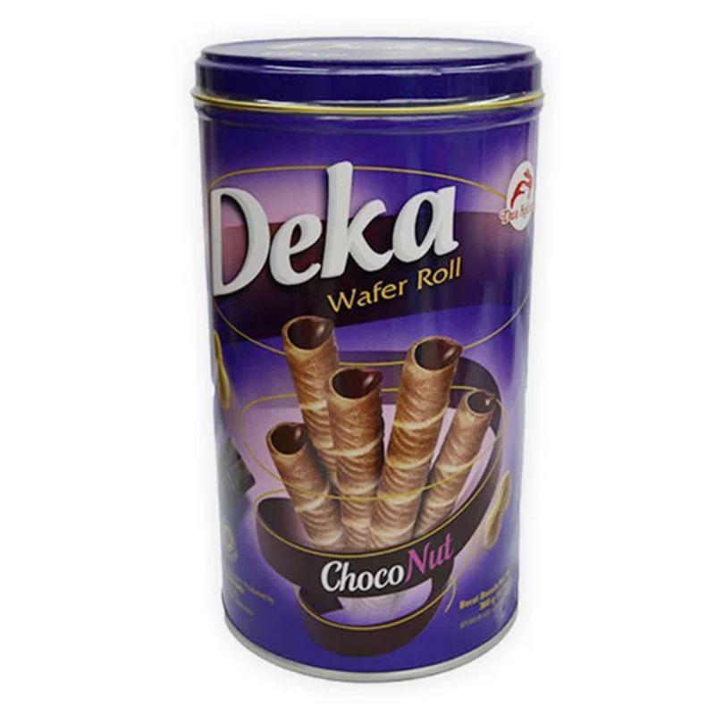Jual Deka Wafer Roll Choco Nut Kaleng 360gr | Shopee Indonesia