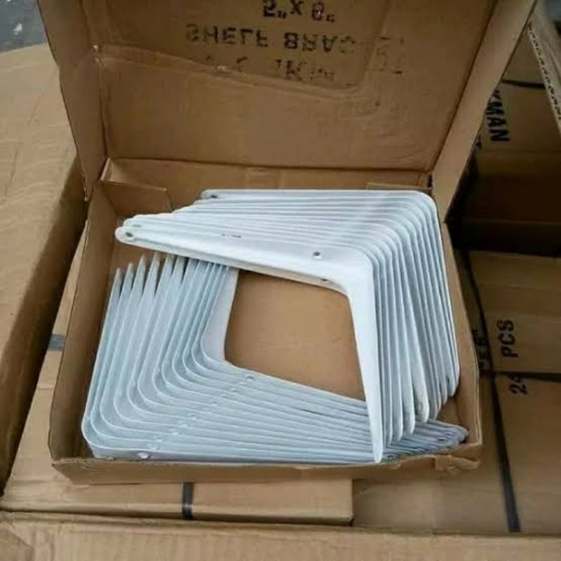 Jual Siku Rak Besi Putih NETZ 6x8 Inch 6 x 8 Inch 1Dus 24Pcs | Shopee ...