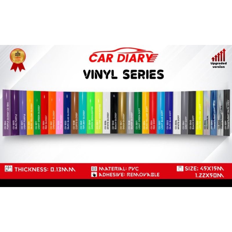 Jual Sticker Derek Vinil / Car Diary 45cm x panjang 1 Meter | Shopee ...