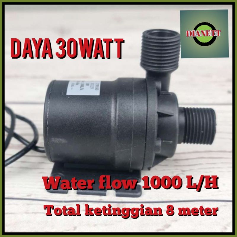 Jual Taffware Pompa Air Submersible Brushless DC 12V 30Watt | Shopee ...