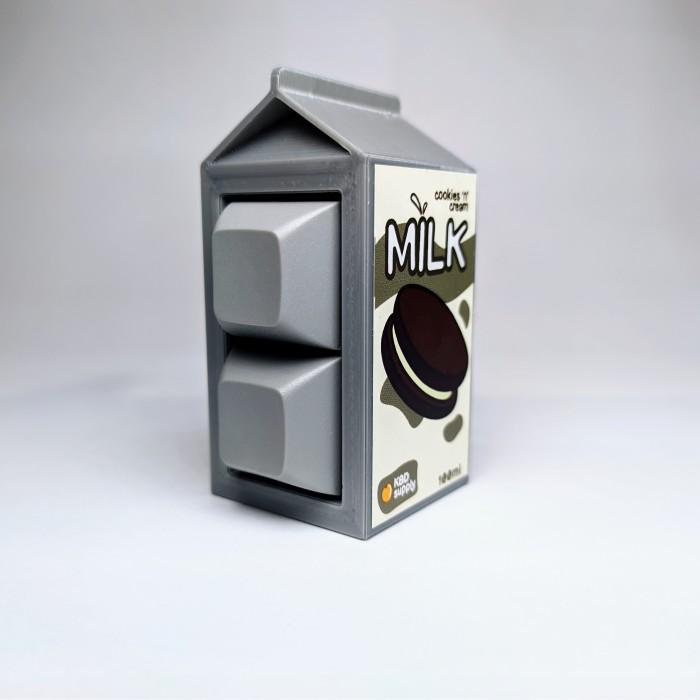 Jual 2% Milk Case 3Dp Mechanical Keyboard Qmk Osu Macropad Switch ...