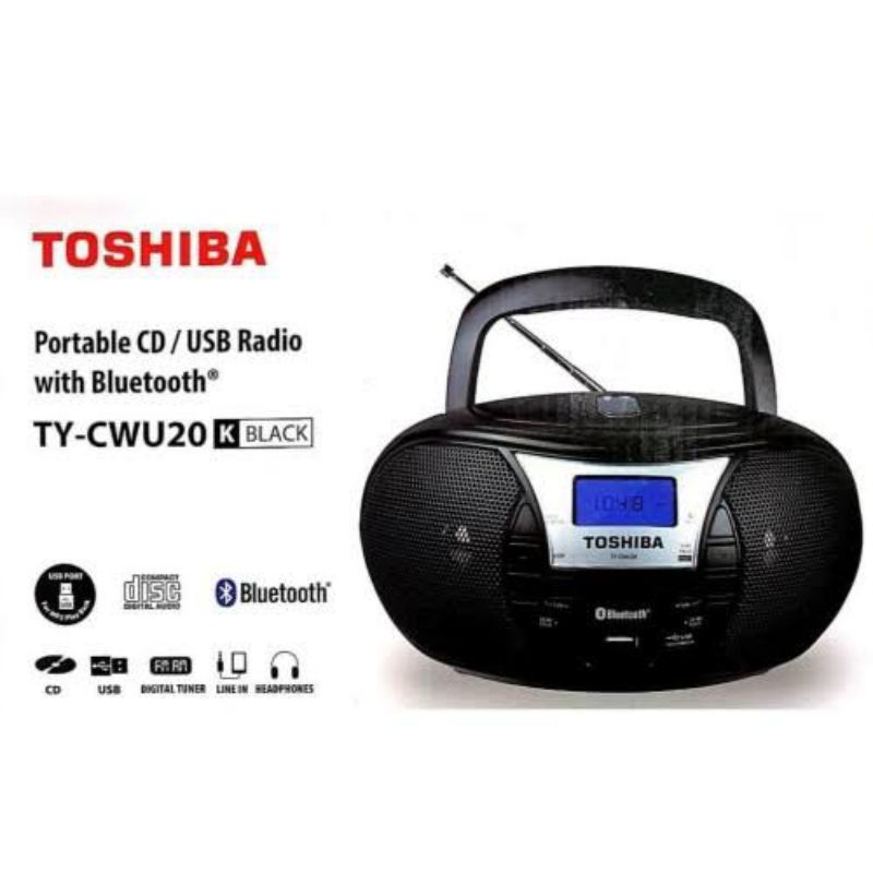 Jual TOSHIBA RADIO TY CWU 20 BLUETOOTH MINI COMPO | Shopee Indonesia