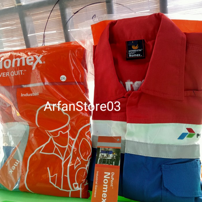 Jual Wearpack Nomex Pertamina/Coverall Nomex Dupont Pertamina | Shopee ...