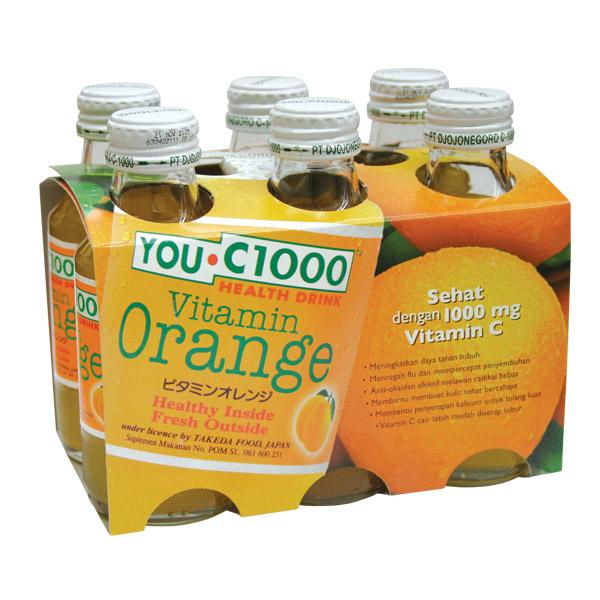 Jual YOU C 1000 ORANGE 140 ML BANDED 6 | Shopee Indonesia
