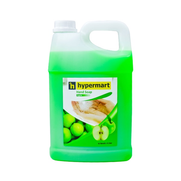 Jual HYPERMART VALUE PLUS HAND SOAP APPLE 4 LITER | Shopee Indonesia
