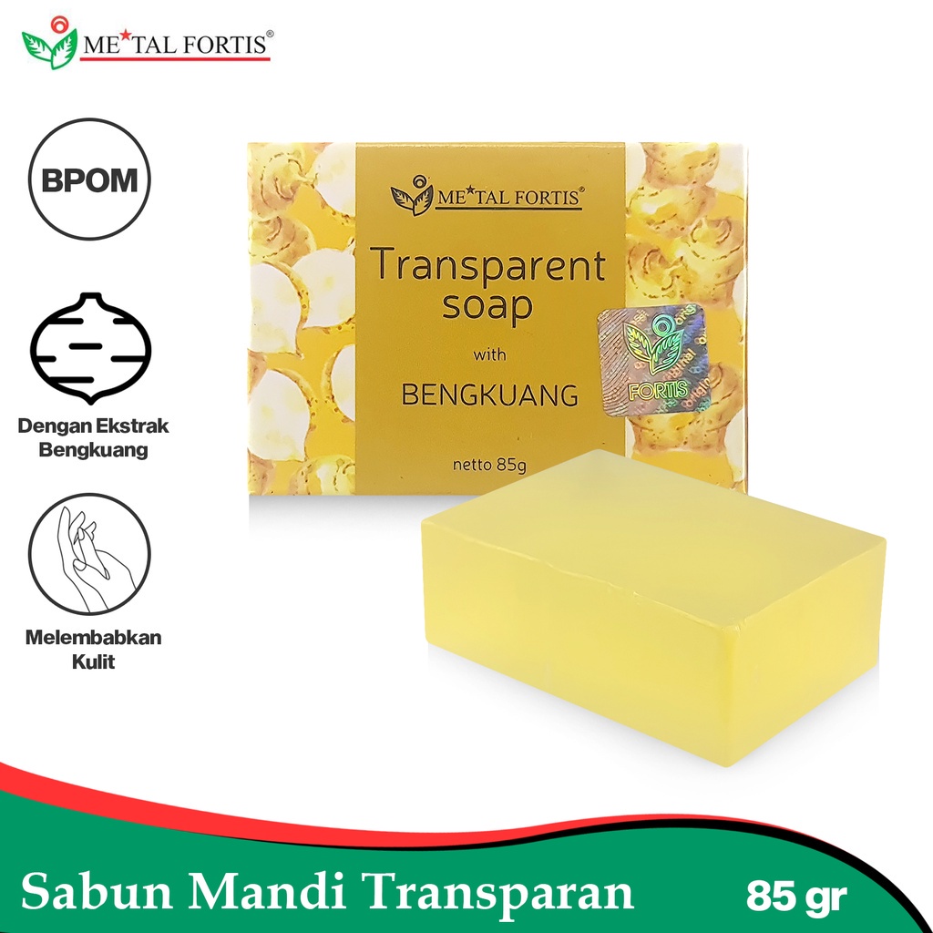 Jual METAL FORTIS Transparent Soap Sabun Mandi Bengkuang Extract ...