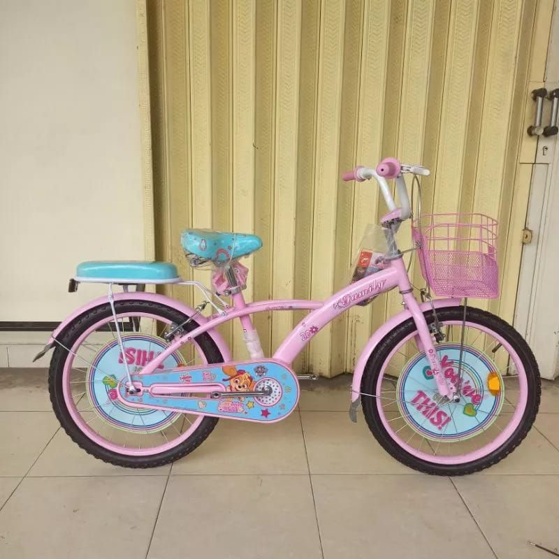 Jual SEPEDA MINI ANAK PEREMPUAN 12 16 18 20 INCH FAMILY DAISY PINK ...