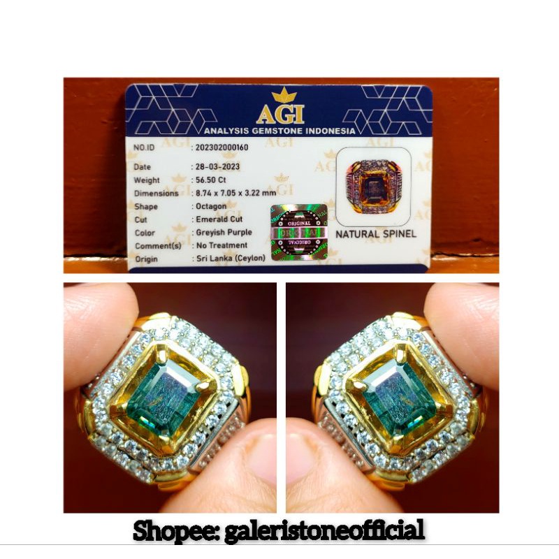 Jual NATURAL BATU PERMATA SPINEL CEYLON SRILANKA | Shopee Indonesia