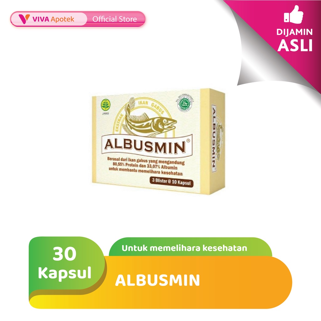 Jual Albusmin untuk Memenuhi Albumin (30 Kapsul) | Shopee Indonesia