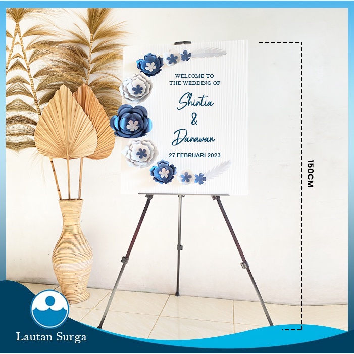 Jual Standing Flowerboard Karangan Papan Bunga Kertas 60x80 cm Plus ...