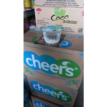Jual Cheers Air Mineral Gelas Mini 32 cup x120ml | Shopee Indonesia