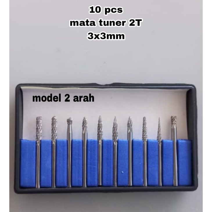 Jual 10 pcs mata bor tuner kerok 2tak tungsten carbide | Shopee Indonesia