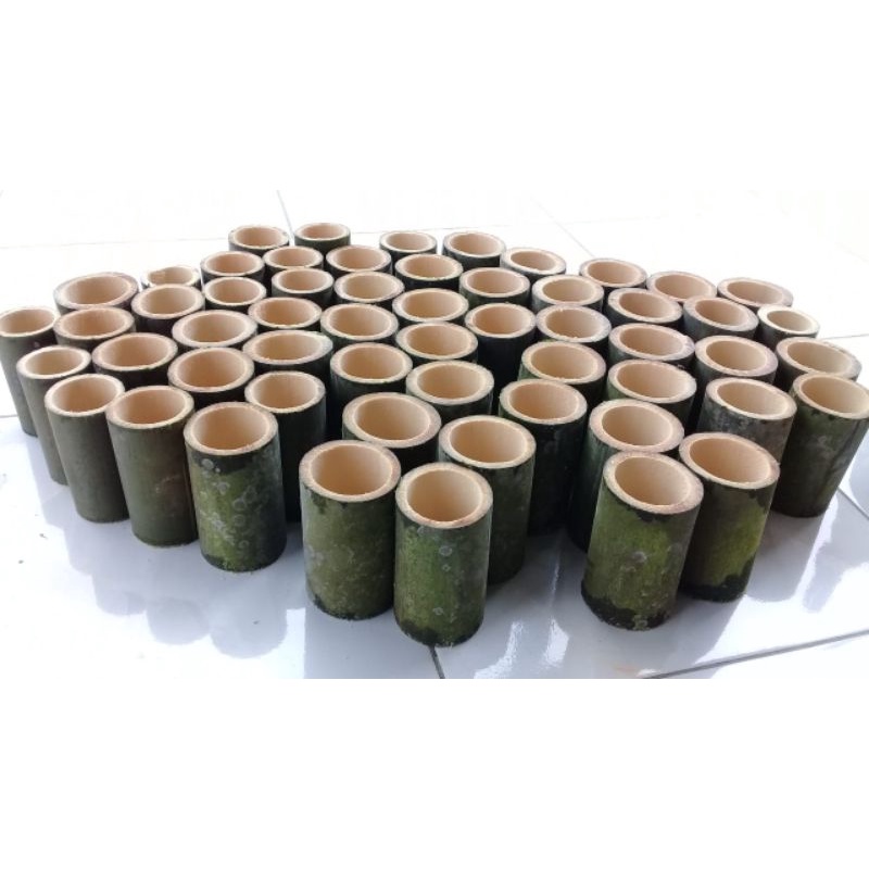 Jual Potongan bambu tanpa ruas 20 cm | Shopee Indonesia