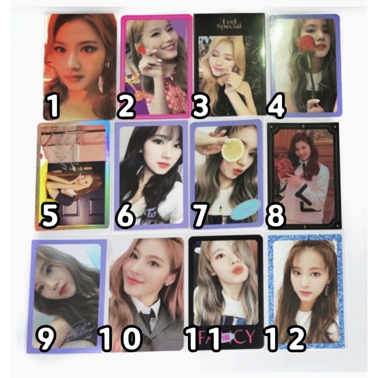 Jual twice photocard pob pre order benefit between 1&2 nayeon jeongyeon momo sana jihyo mina ...