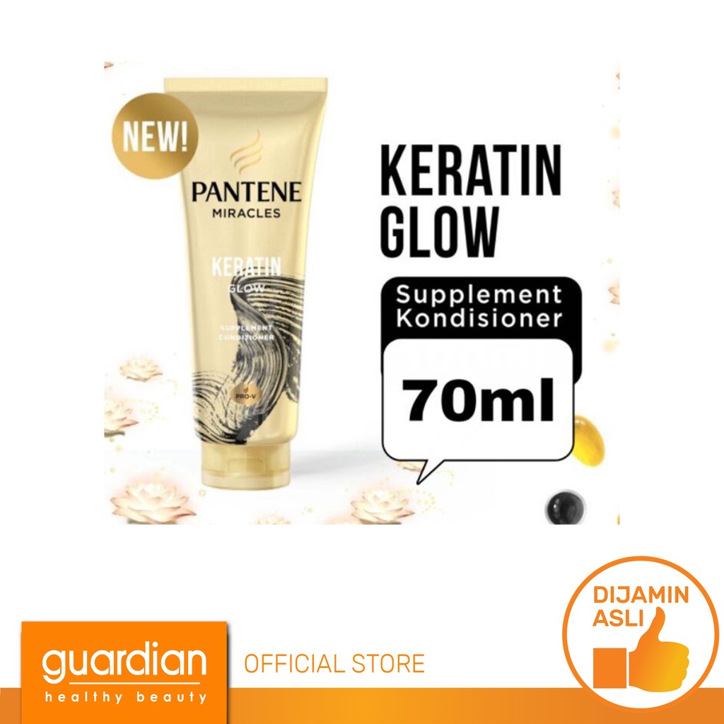 Jual PANTENE Conditioner Miracles Keratin Glow 70ml | Shopee Indonesia