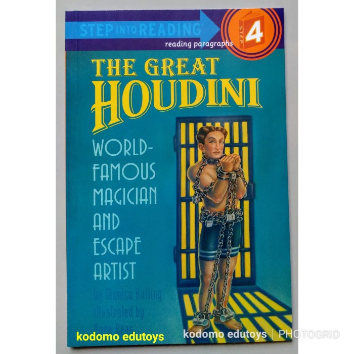 Jual Step Into Reading Step 4 -The Great Houdini World Famous Magician ...
