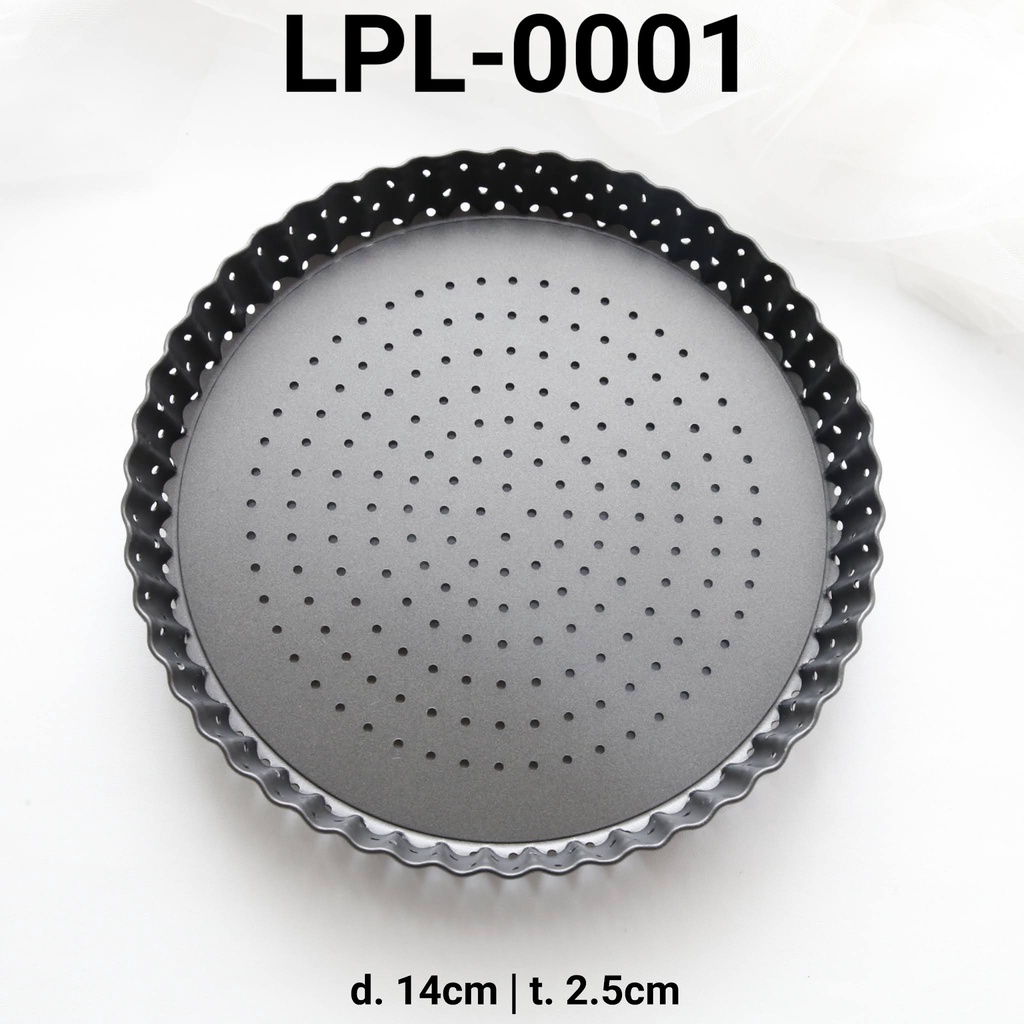 Jual LPL-0001 Loyang pie cetakan pie crust loyang pie lubang bulat ...