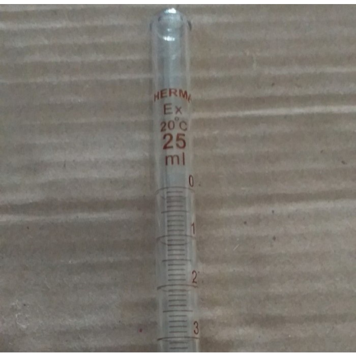 Jual Buret Burette bening kran gelas RRC 25 ml | Shopee Indonesia