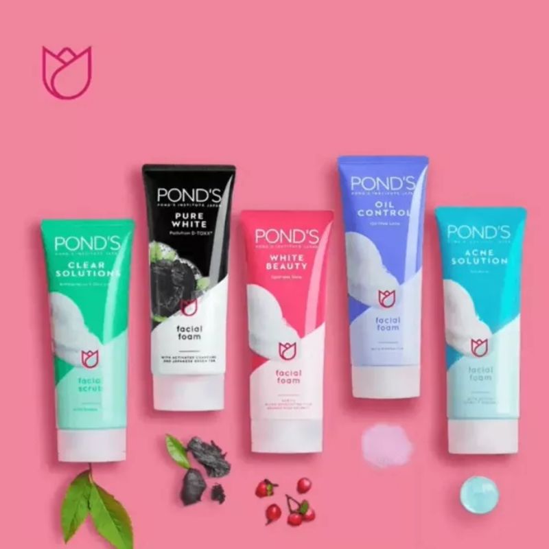 Jual PONDS Facial Foam Pure Bright (HITAM) 50g | Shopee Indonesia
