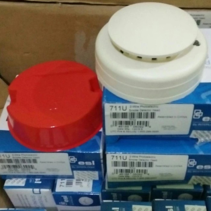 Jual PREMIUM SMOKE DETECTOR MERK ESL TYPE 711U / PHOTOELECTRIC SMOKE ...