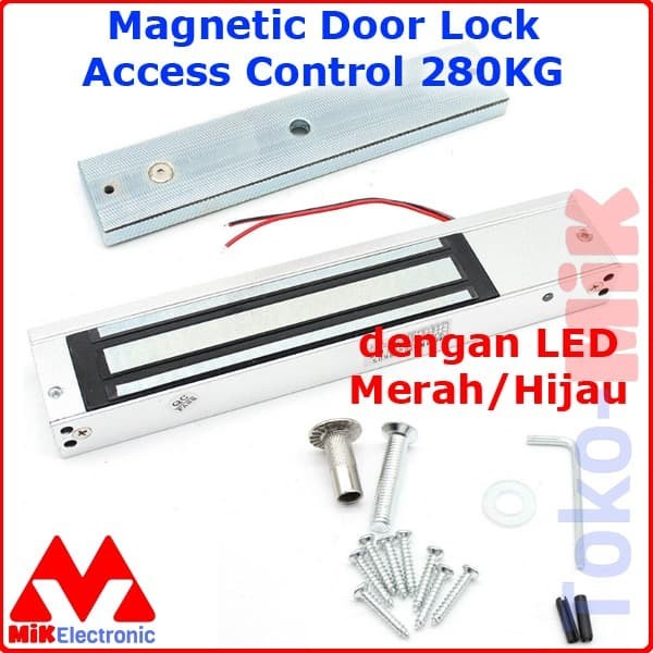 Jual PREMIUM MAGNETIC ELECTRIC DOOR LOCK PINTU ACCESS CONTROL 280 KG ...