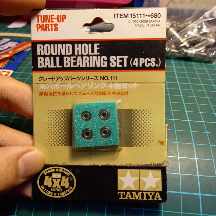 Jual KR18123 Tamiya 15111 Round Hole Ball Bearing Set (4pcs) | Shopee ...