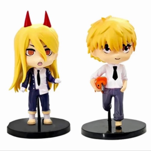Jual ACTION FIGURE CHAINSAW MAN DENJI SET 2 POWER TOPPER CAKE H-r1382 ...